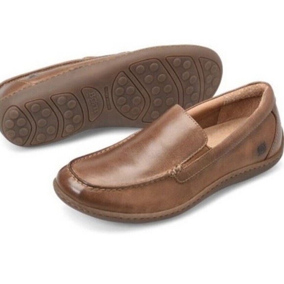 Born | Shoes | Born Mens Brompton Slip On Loafer Brown Leather Size 2m ...